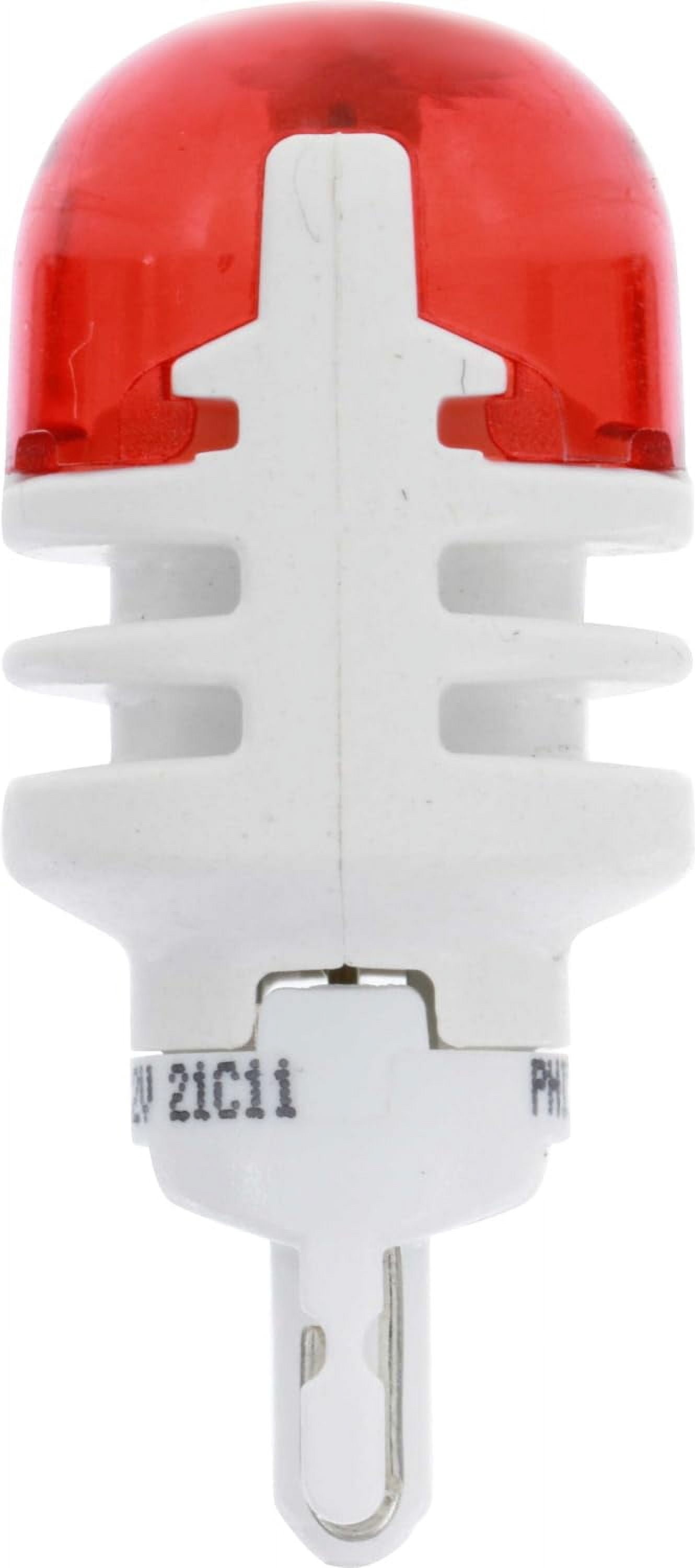 Philips 921 Ultinon LED KEF16 Red Exterior Signaling Bulb, Pack of 2 ...