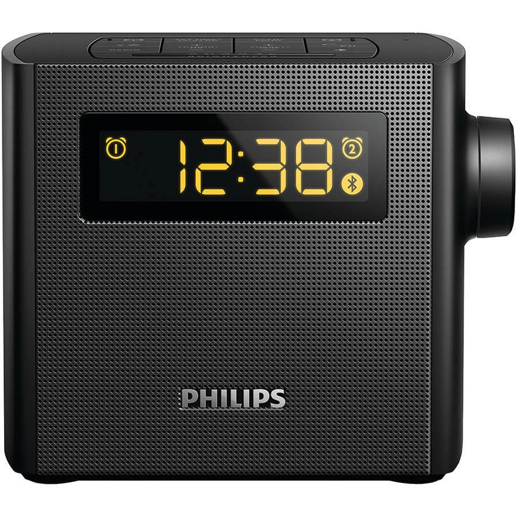 Philips AJT4400b/37 Alarm Clock Radio with Bluetooth - Walmart.com