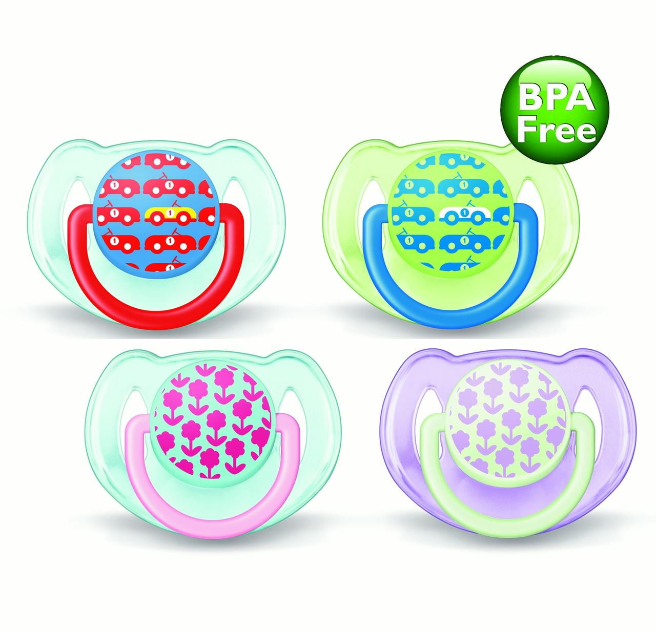 Philips Avent SCF172 - Pacifier set - assorted - Walmart.com
