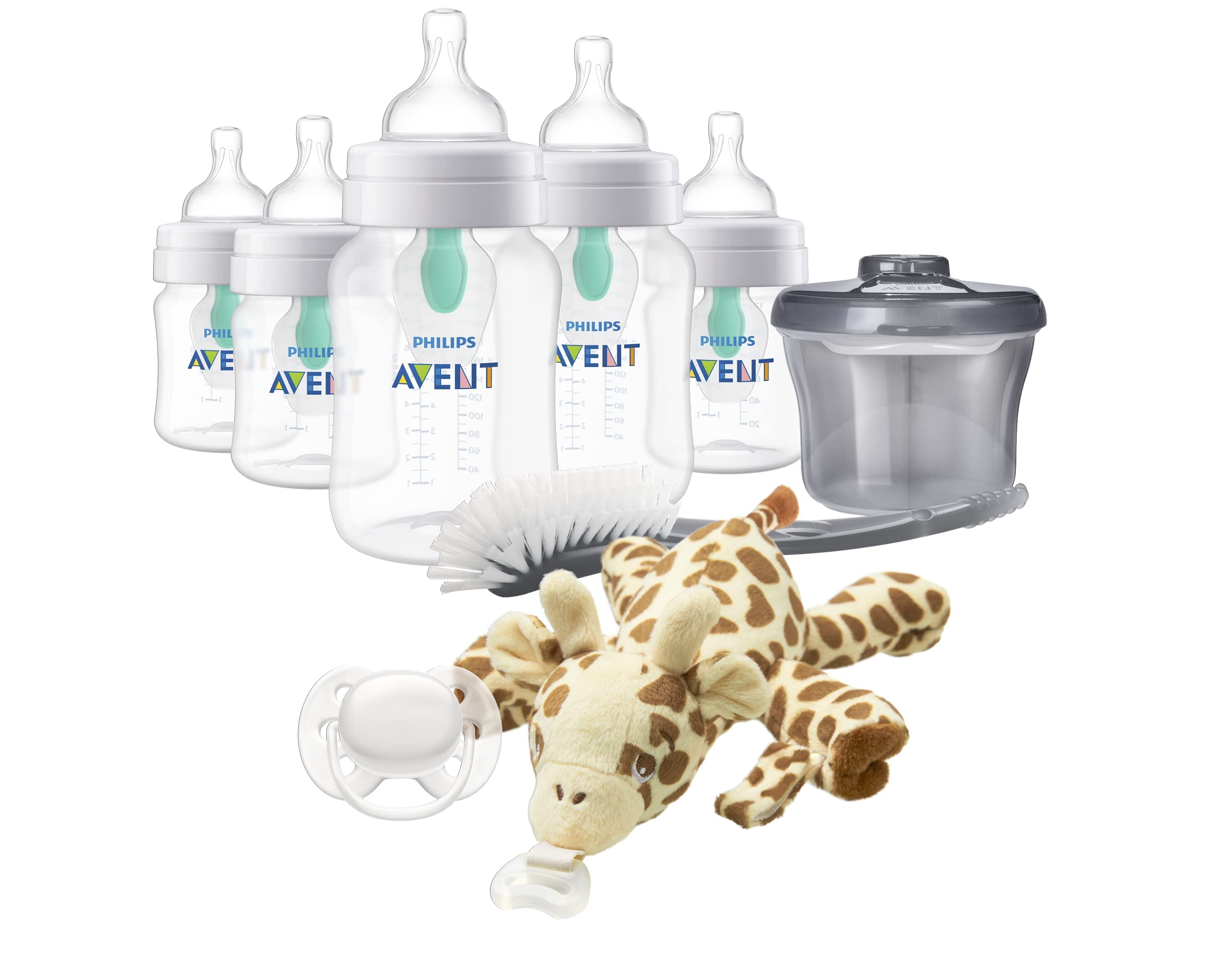 Philips AVENT Anti-Colic Baby Bottle with AirFree Vent Newborn Gift Set ...