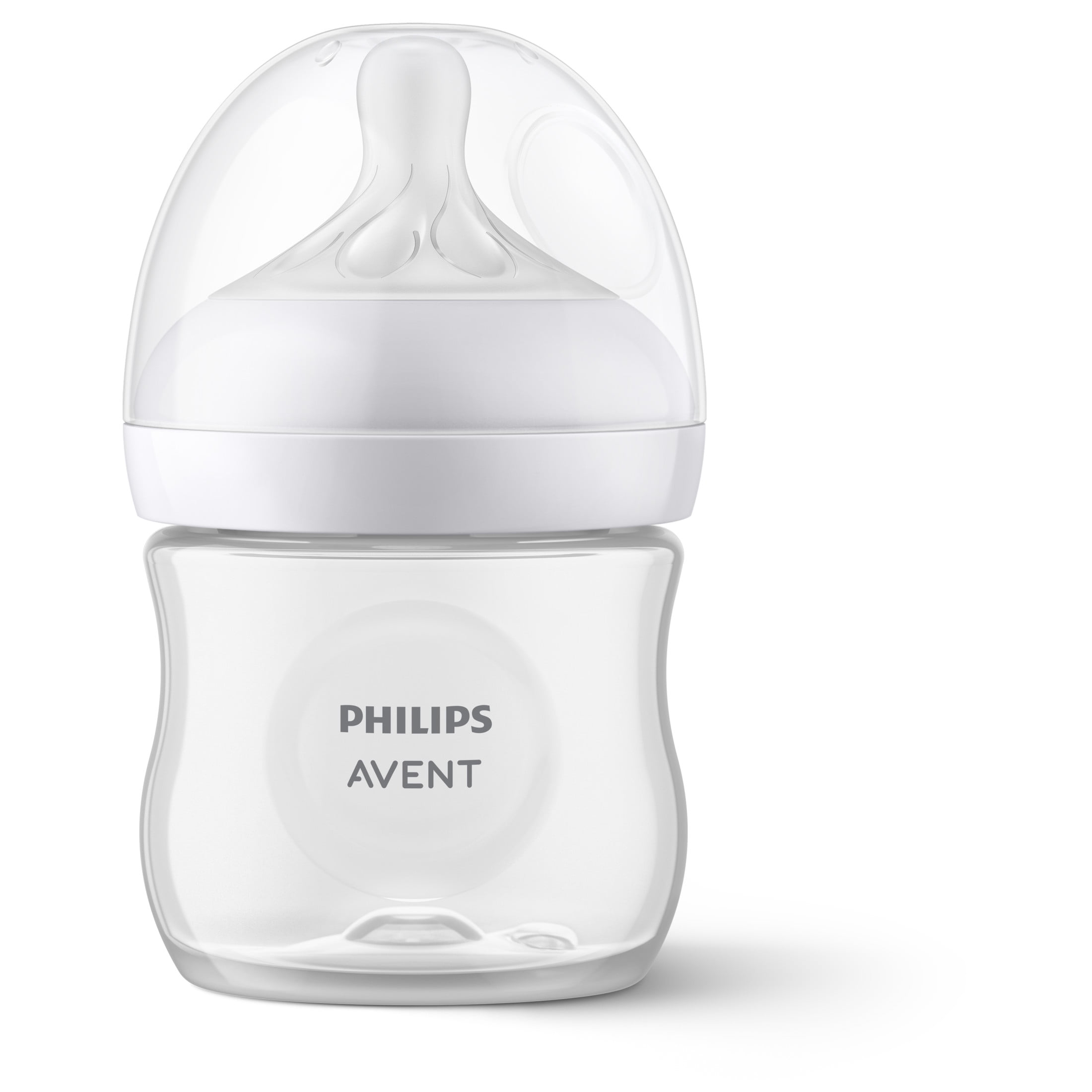 Philips AVENT Wide Neck Natural Baby Bottle, 4oz, Clear, 1pk with ...