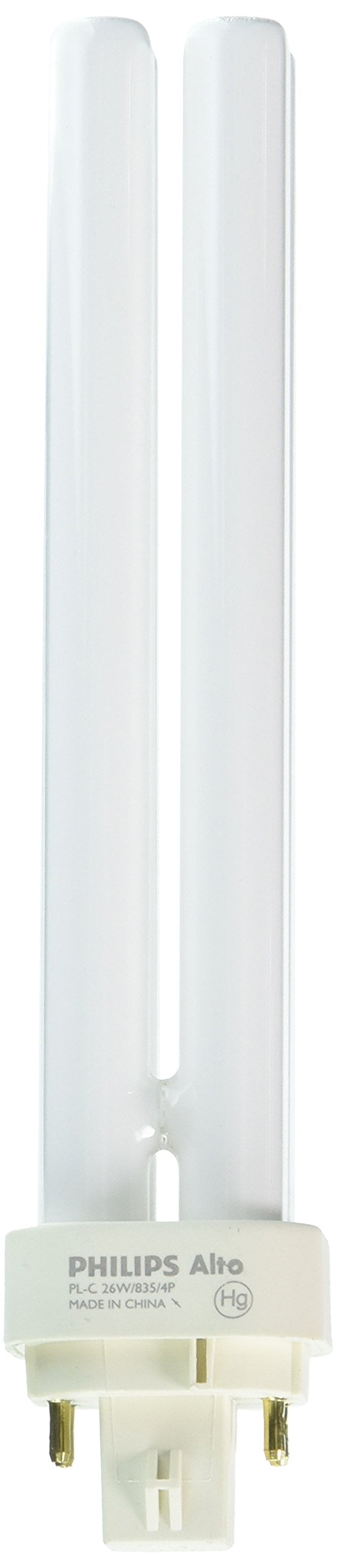philips lighting 38336-4 - pl-c 26w/835/4p/alto - 26 watt cfl light bulb 4 pin g24q-3 base ...