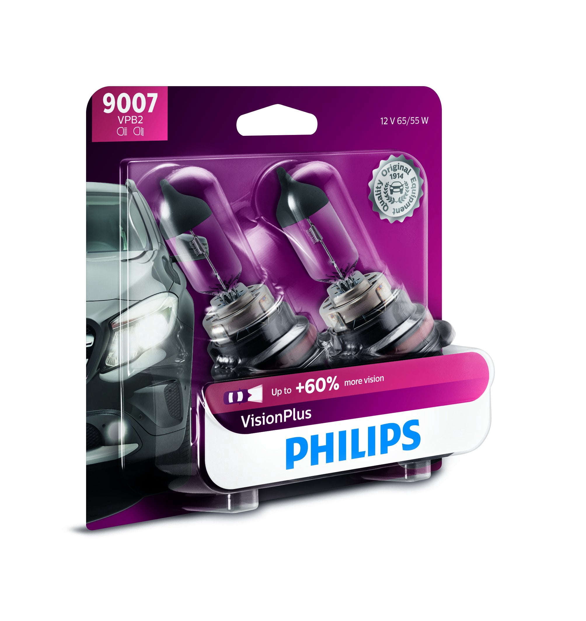 Philips Automotive Lighting 9007 OIF8 VisionPlus Deluxe Upgrade ...