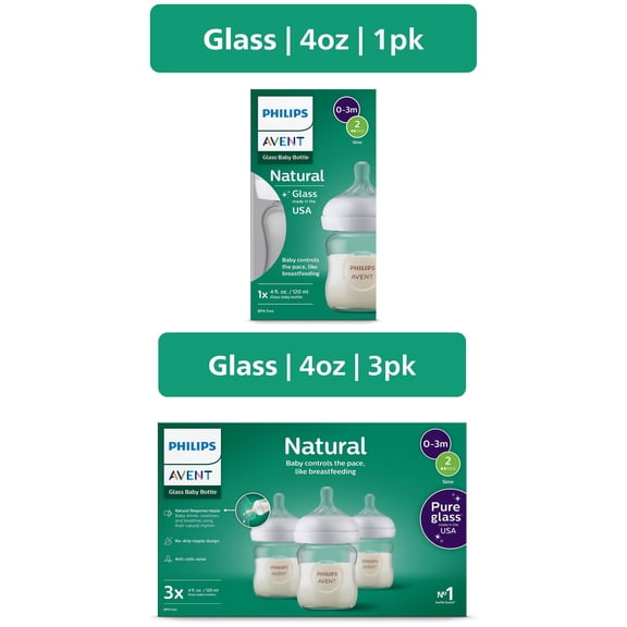 Avent Glass Bottles