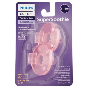Philips Avent Soothie Pacifier, 0-3 months, (Colors May Vary), Bear ...