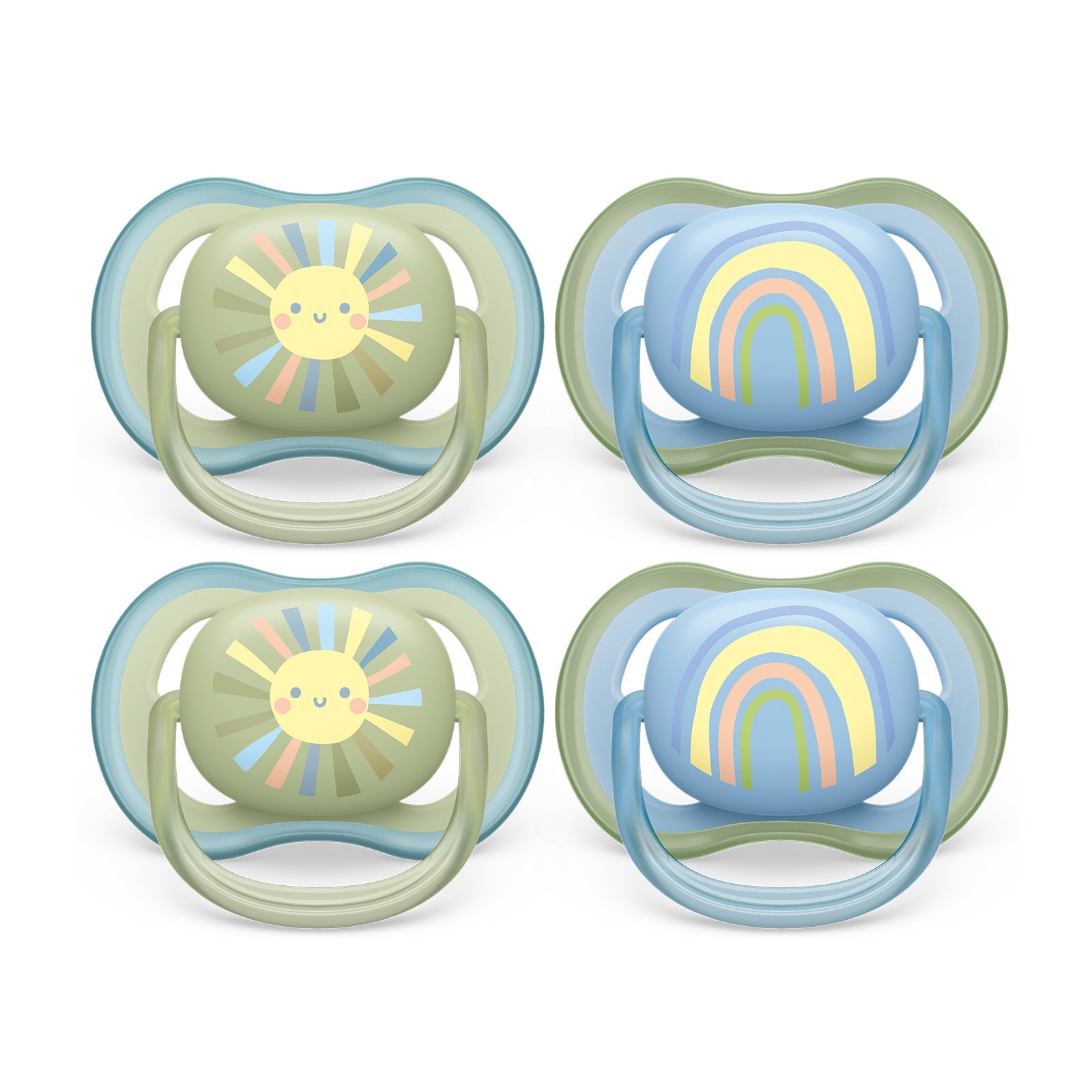 Philips Avent Ultra Air Pacifier - 4 X Light, Breathable Baby Pacifiers ...