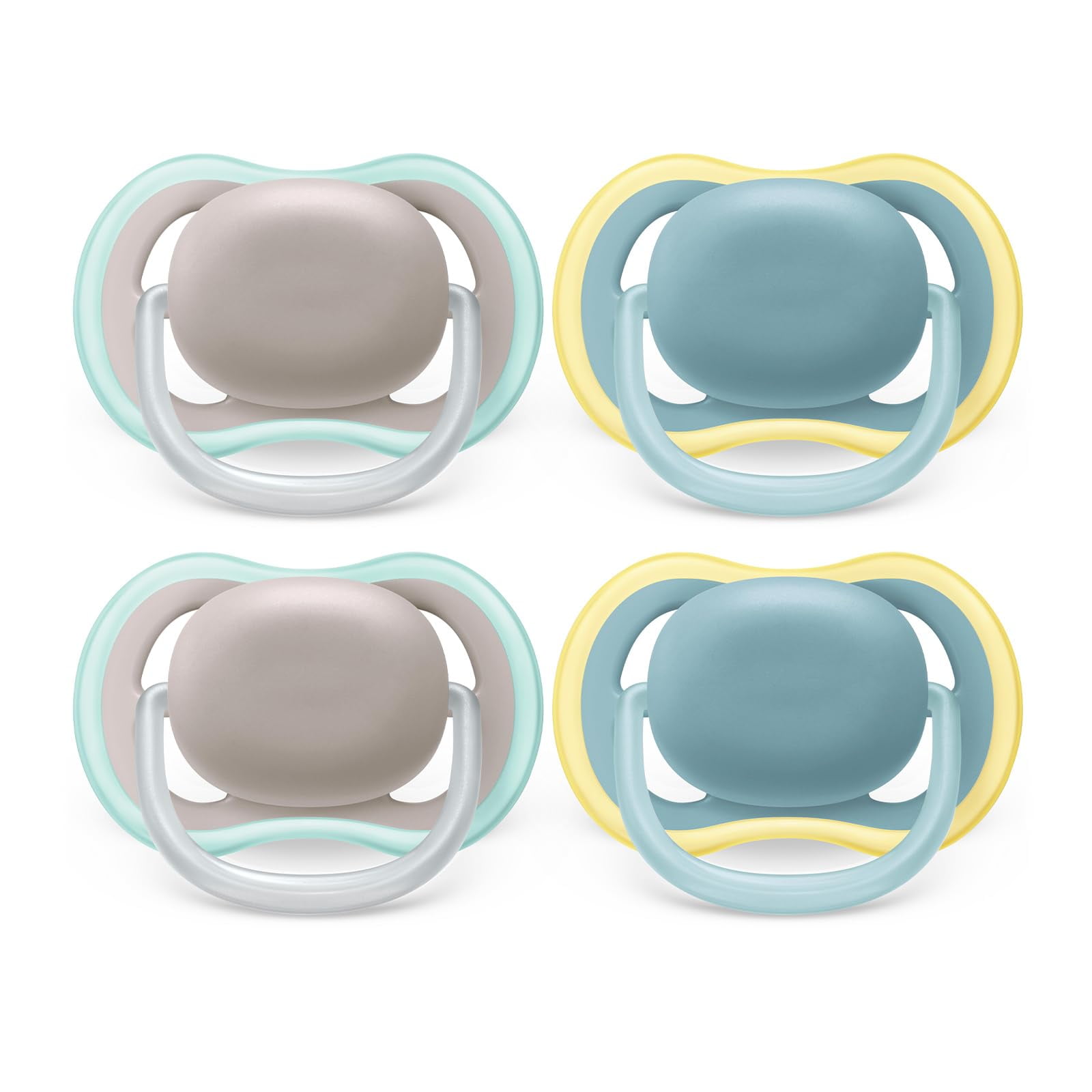 Philips Avent Ultra Air Pacifier - 4 x Light, Breathable Baby Pacifiers ...