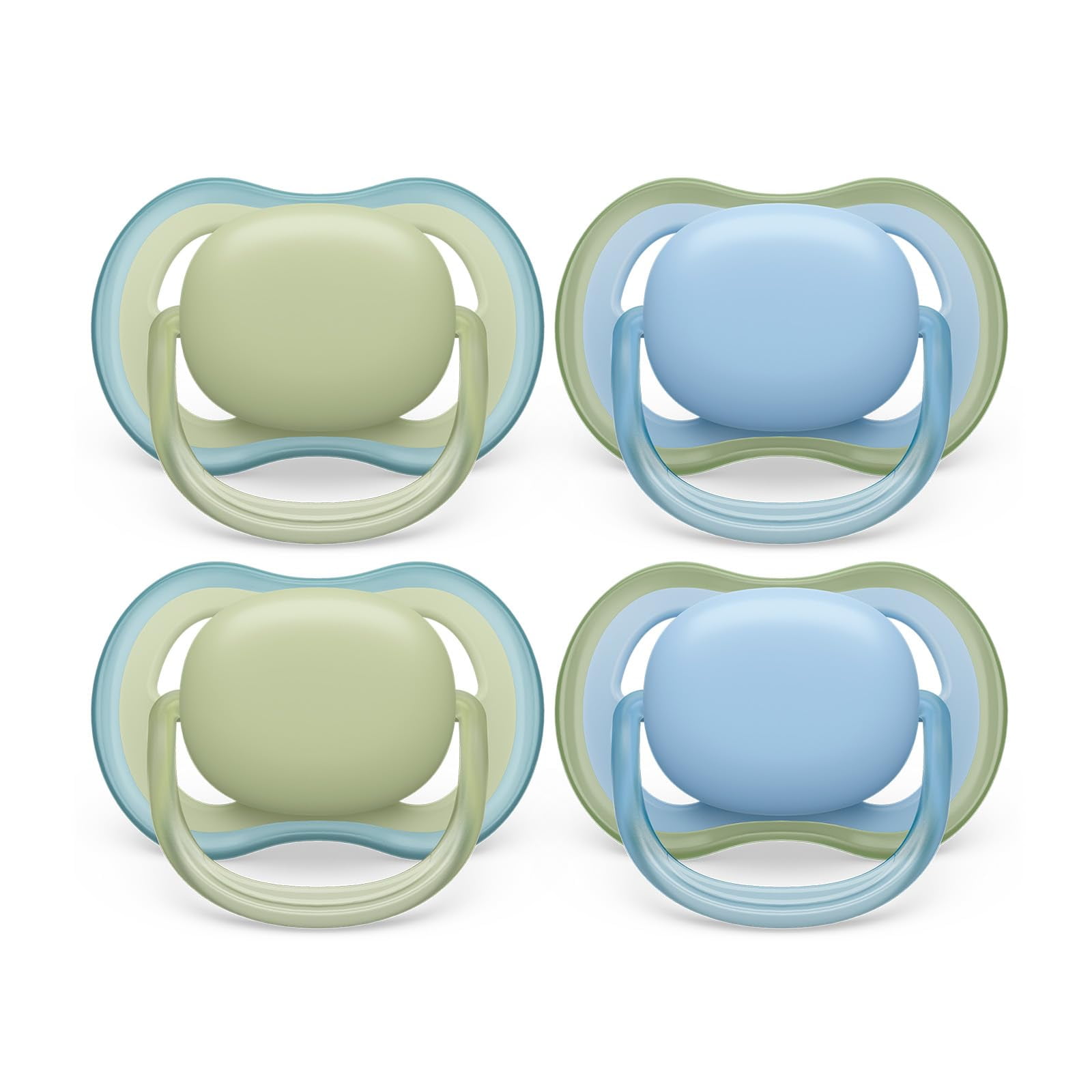 Philips Avent Ultra Air Pacifier - 4 x Light, Breathable Baby Pacifiers ...