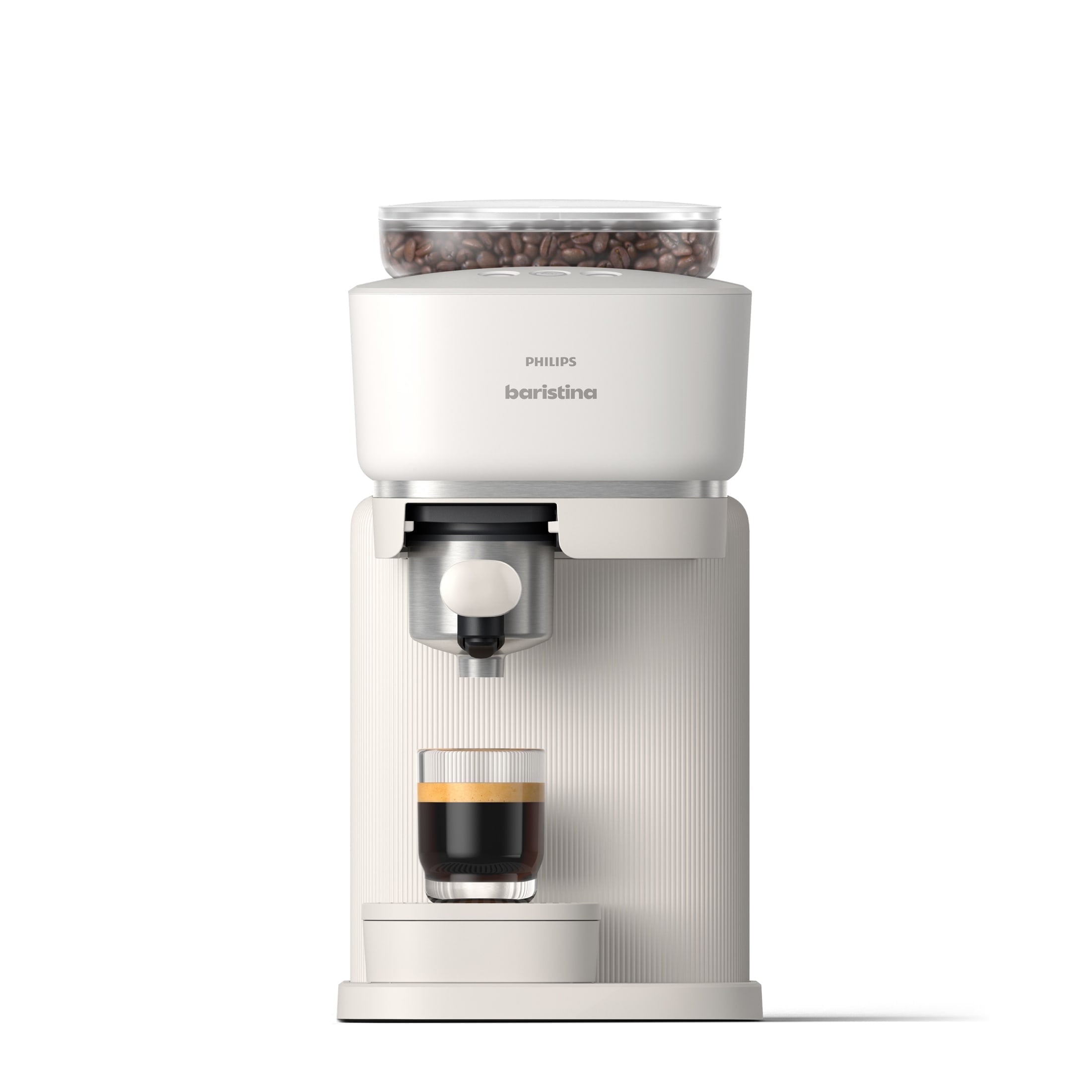 Philips Baristina Automatic Espresso Machine, Milky White - Walmart.com