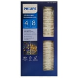 Philips LED Micro Lights, 4 Pack, Warm White/Multi Color, Battery ...