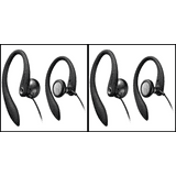 (2 pack) Philips MODB000FQJMAI Ear Hook Headphones, Black - Walmart.com