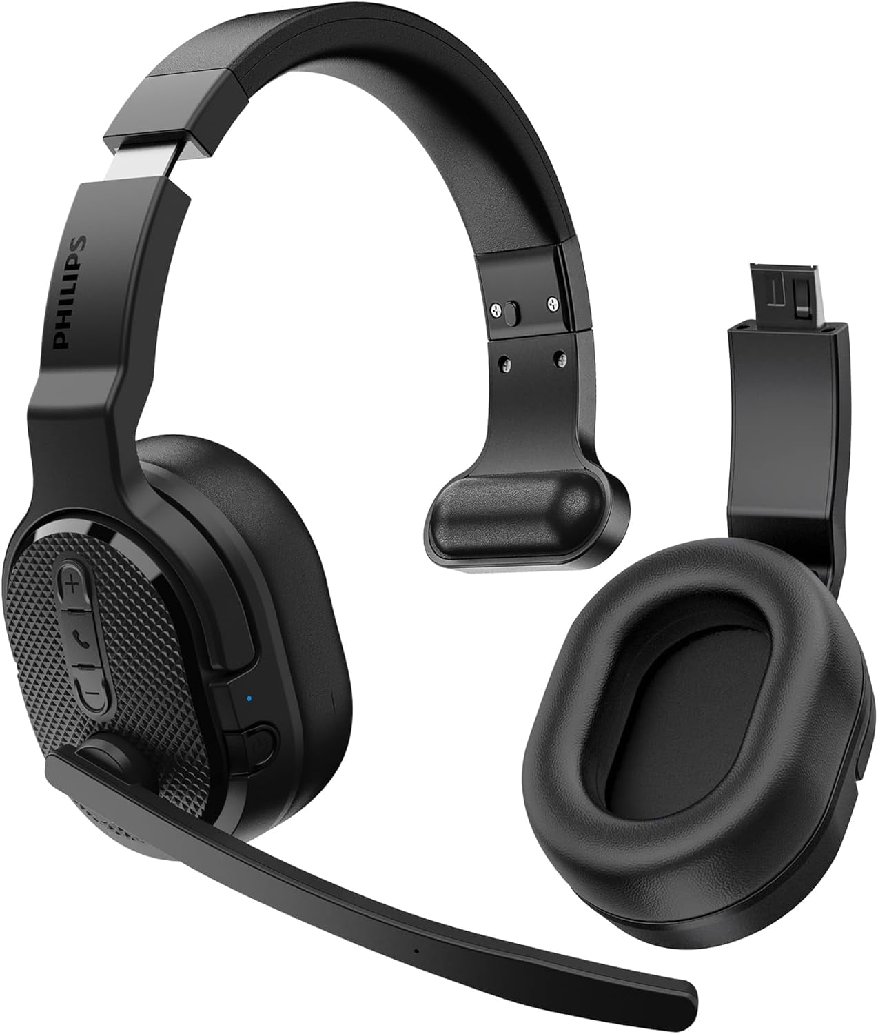 Philips Bluetooth Trucker Headset, Wireless Mono & Stereo Headset with ...
