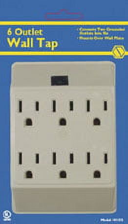Philips Brand 6-outlet Wall Tap - Walmart.com