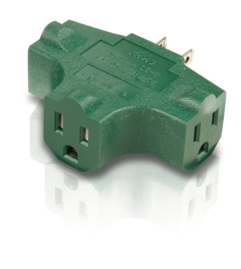 Philips Brand Philips 3 Outlet Heavy Duty Tap Green - Walmart.com