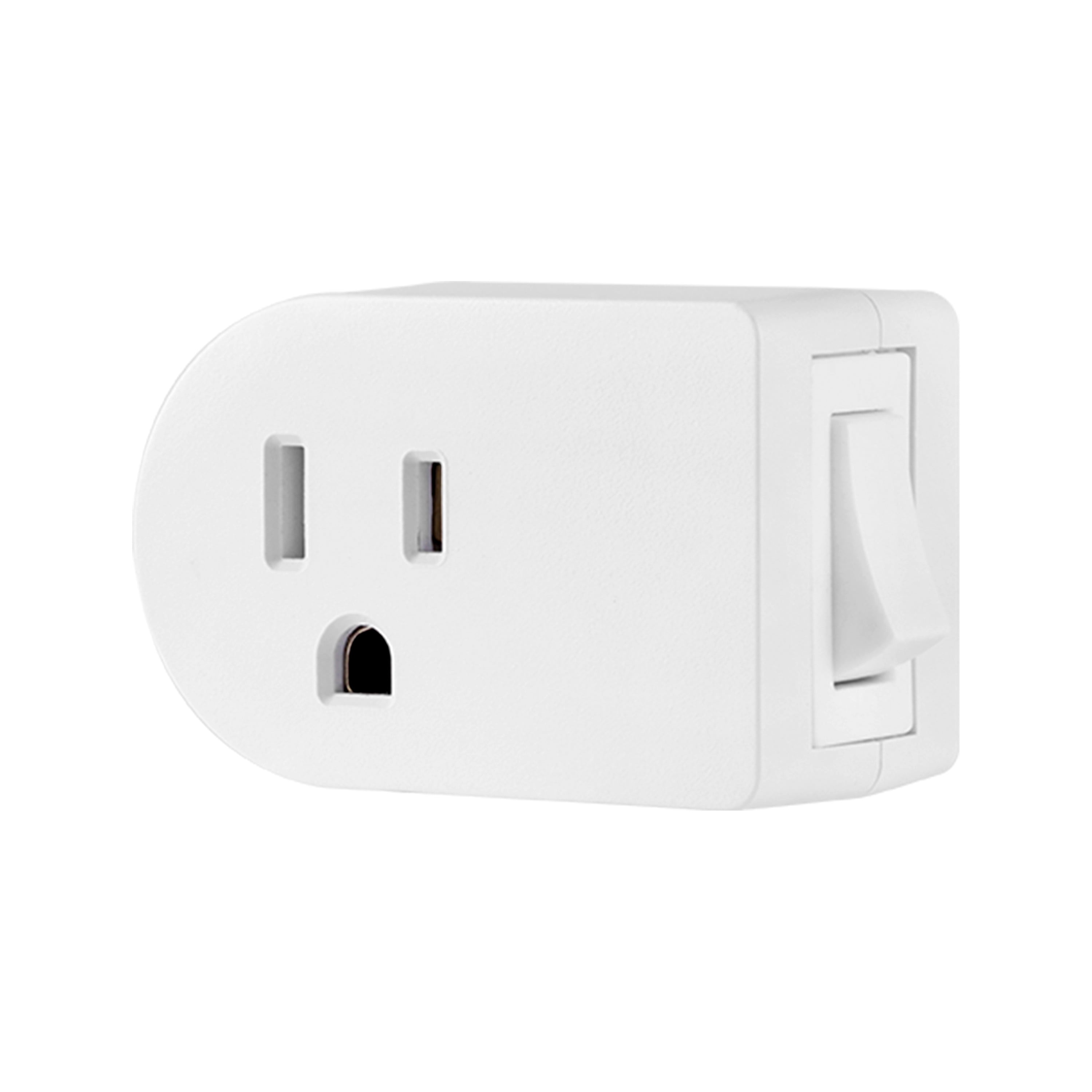 Philips Brand Philips Grounded Power Switch, 15A, White - Walmart.com