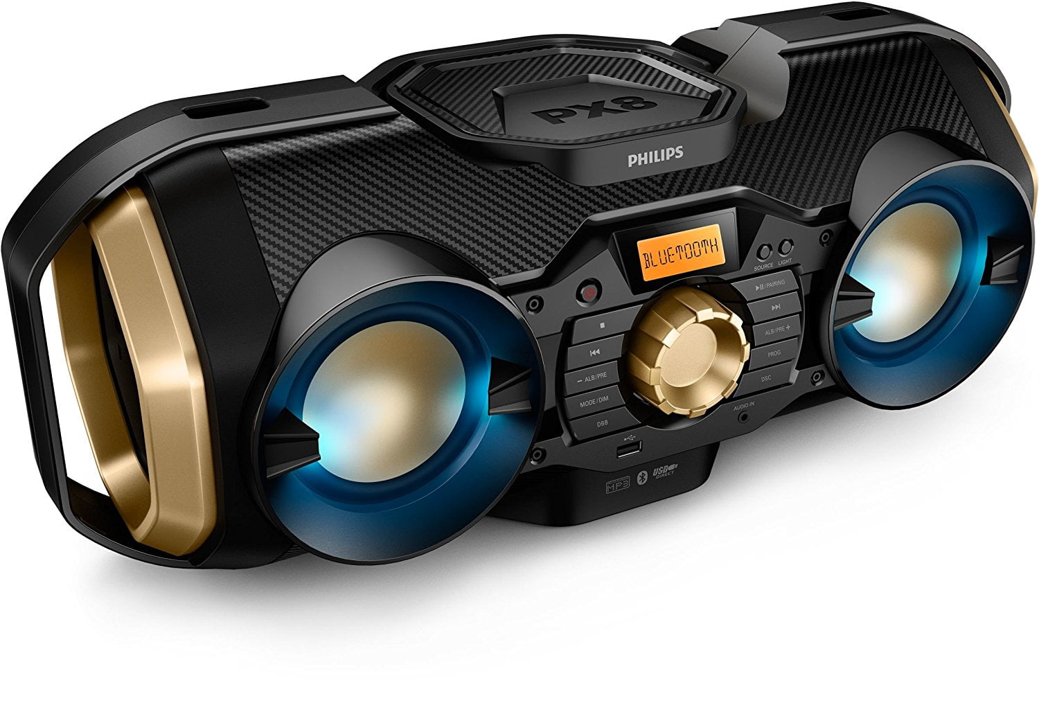 Philips CD Soundmachine Home Audio Wireless Megasound Hi-Fi System MP3 ...