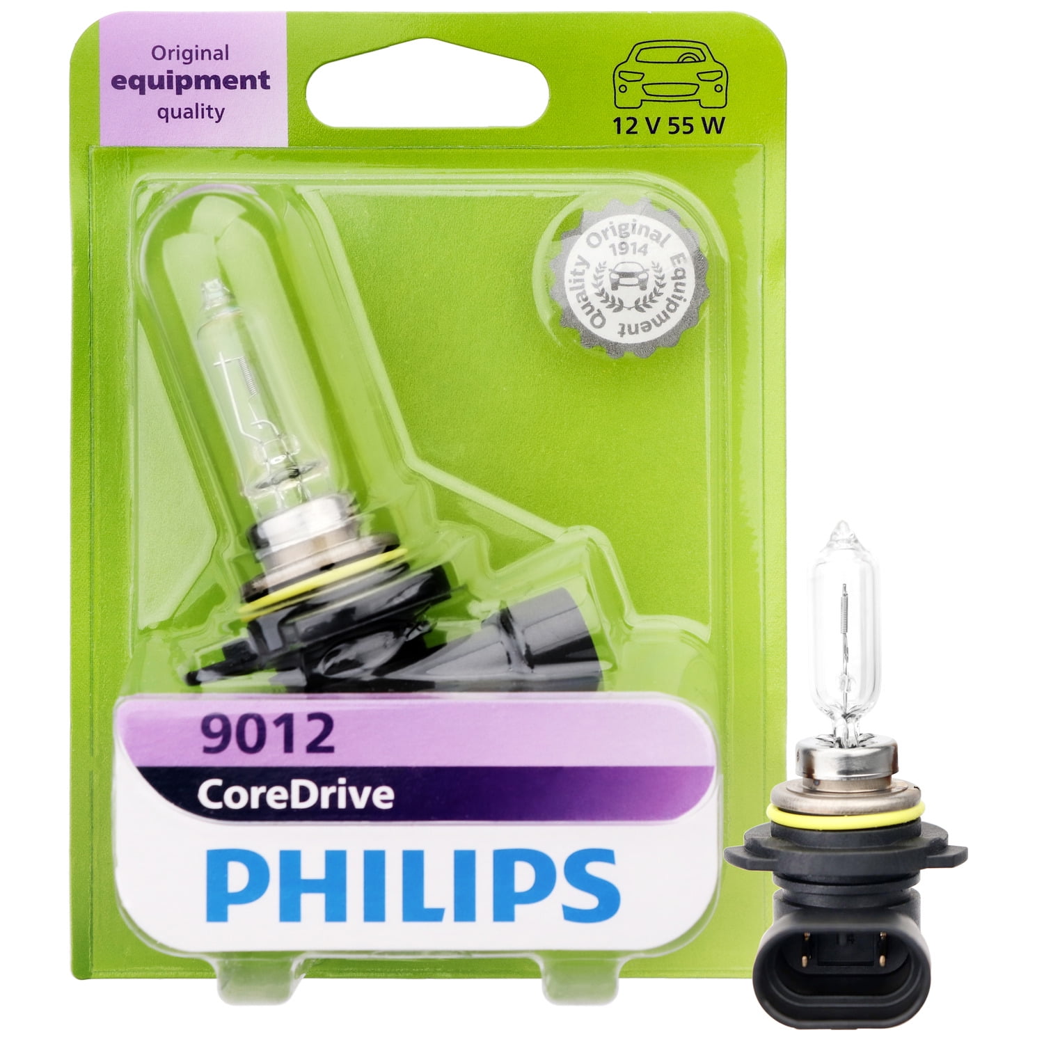 Philips CoreDrive 9012 Halogen Headlight Bulb, 1 Pack, Fits Select ...
