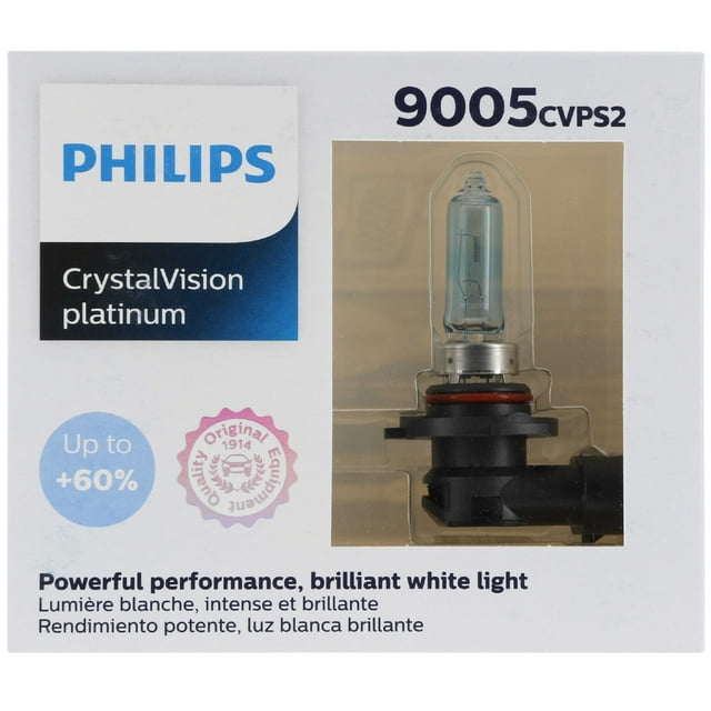 Free Shipping! Philips Crystal Vision Platinum 9005 65W Two Bulbs ...