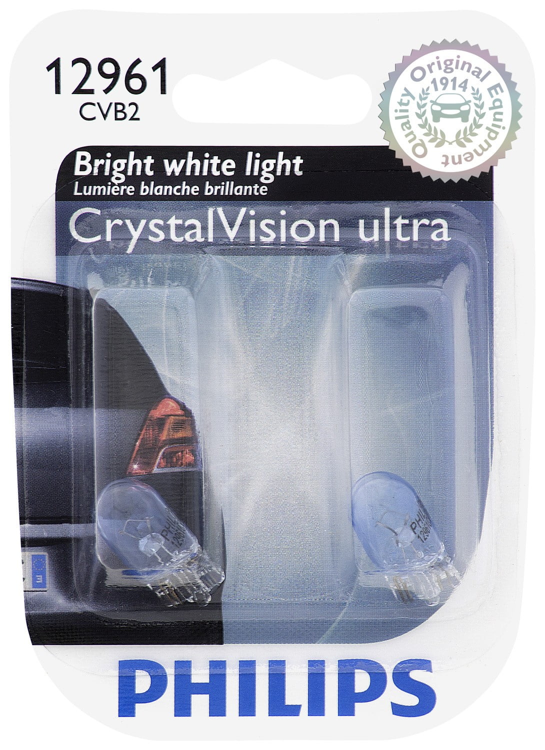 Philips Crystalvision Ultra Miniature 12961, W2,1X9,5D, Glass, Always ...