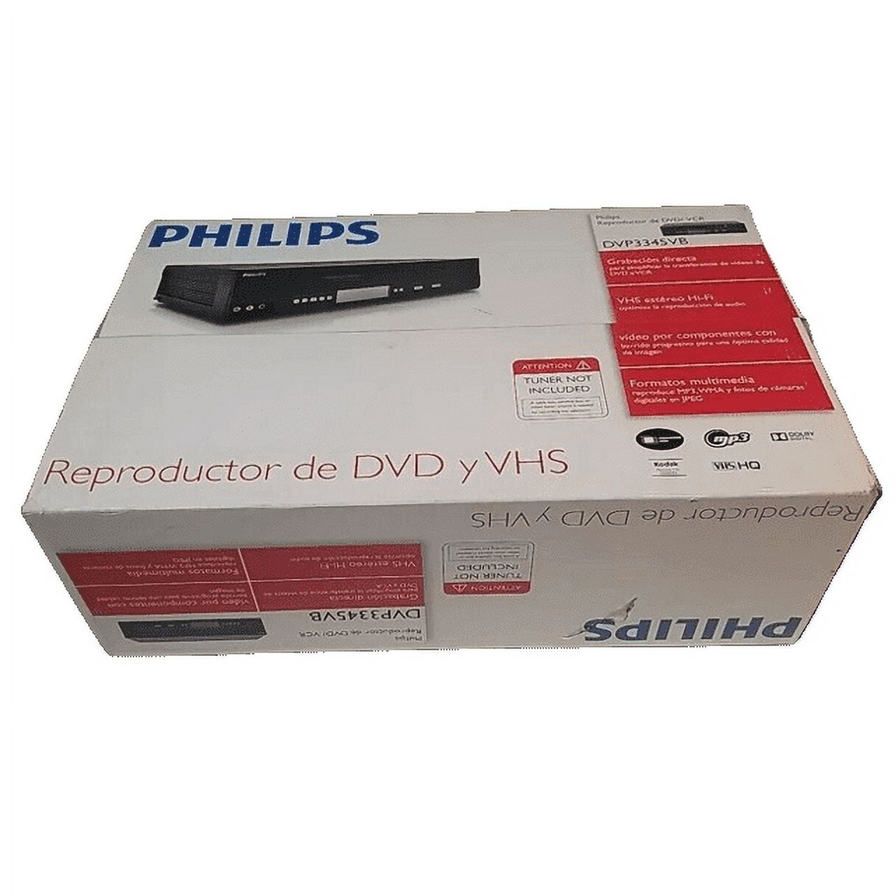 Philips DVP3345VB DVD/VCR Combo Player (New) - Walmart Business Supplies