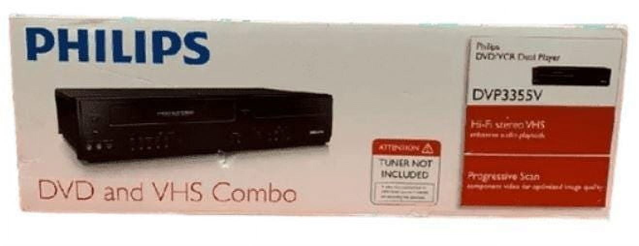 Philips DVD/VCR Combo with VHS Player, DVD Player, HDMI Adapter ...
