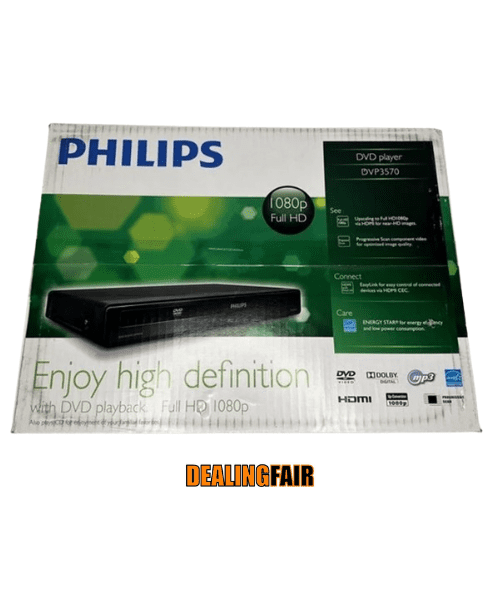 Philips DVP3570 1080P Full HD Dolby Digital DVD Player with Built Easy ...