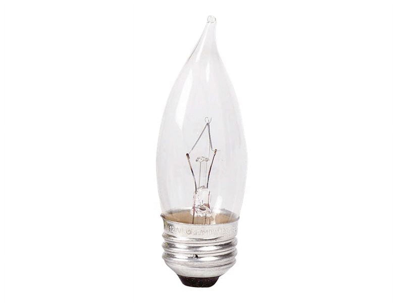 Philips DuraMax 25W Clear Medium BA9.5 Incandescent Bent Tip Light Bulb ...