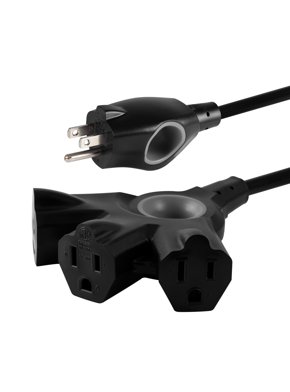 3 Outlet Extension Cords in Extension Cords by Outlets - Walmart.com