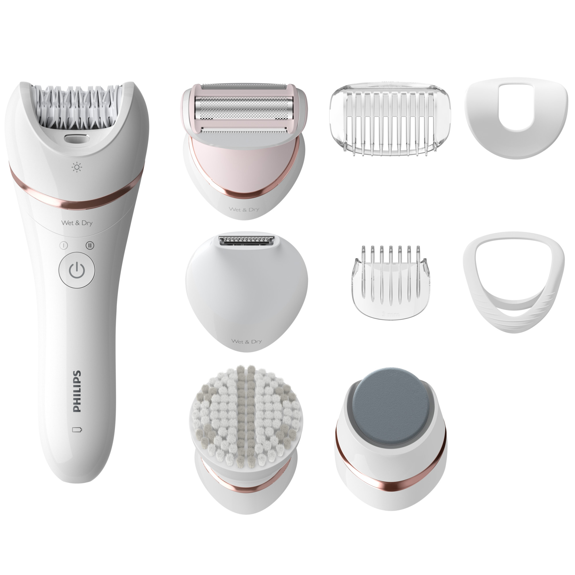Panasonic Ladies Wet/Dry Rechargeable Epilator & Shaver, ES-ED90-P ...