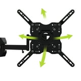 Philips Full Motion TV Wall Mount for up to 80", 15 degree Tilt ...