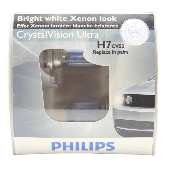Philips H7 12972 - Crystal Vision Ultra Bright Low and High Beam, Fog ...