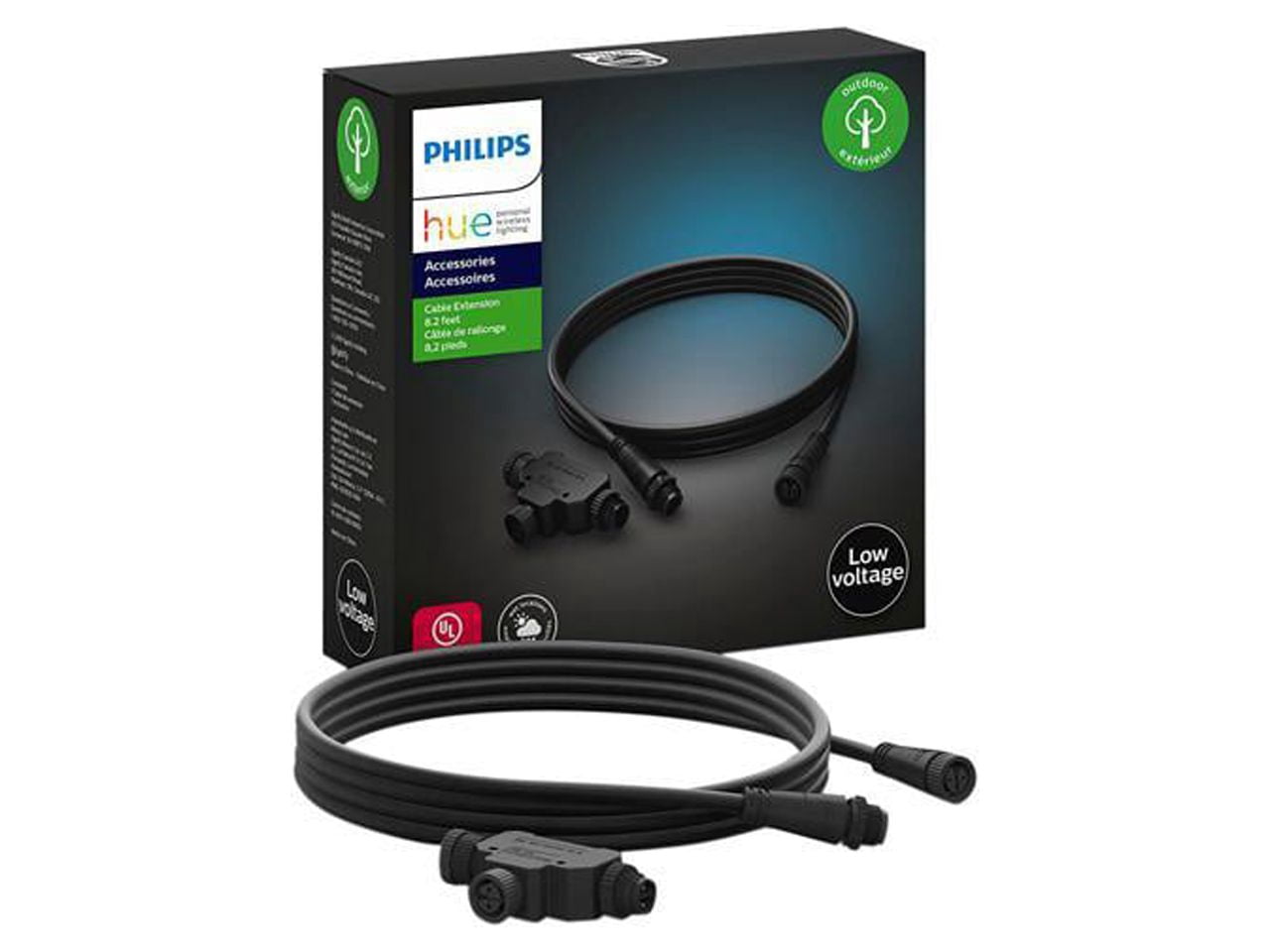 Philips Hue 1748930VN Outdoor cable extension 2.5m - Walmart.com