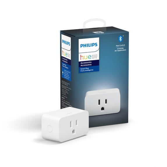 Philips Hue 552349 Bluetooth Smart Plug, Compact Light Control ...