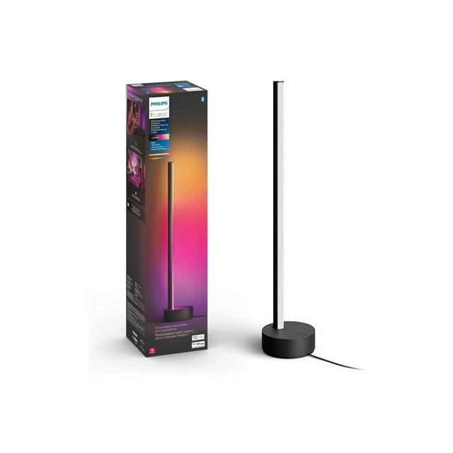 Philips Hue 569095 Signe Gradient Table Lamp, Black, Compatible with ...