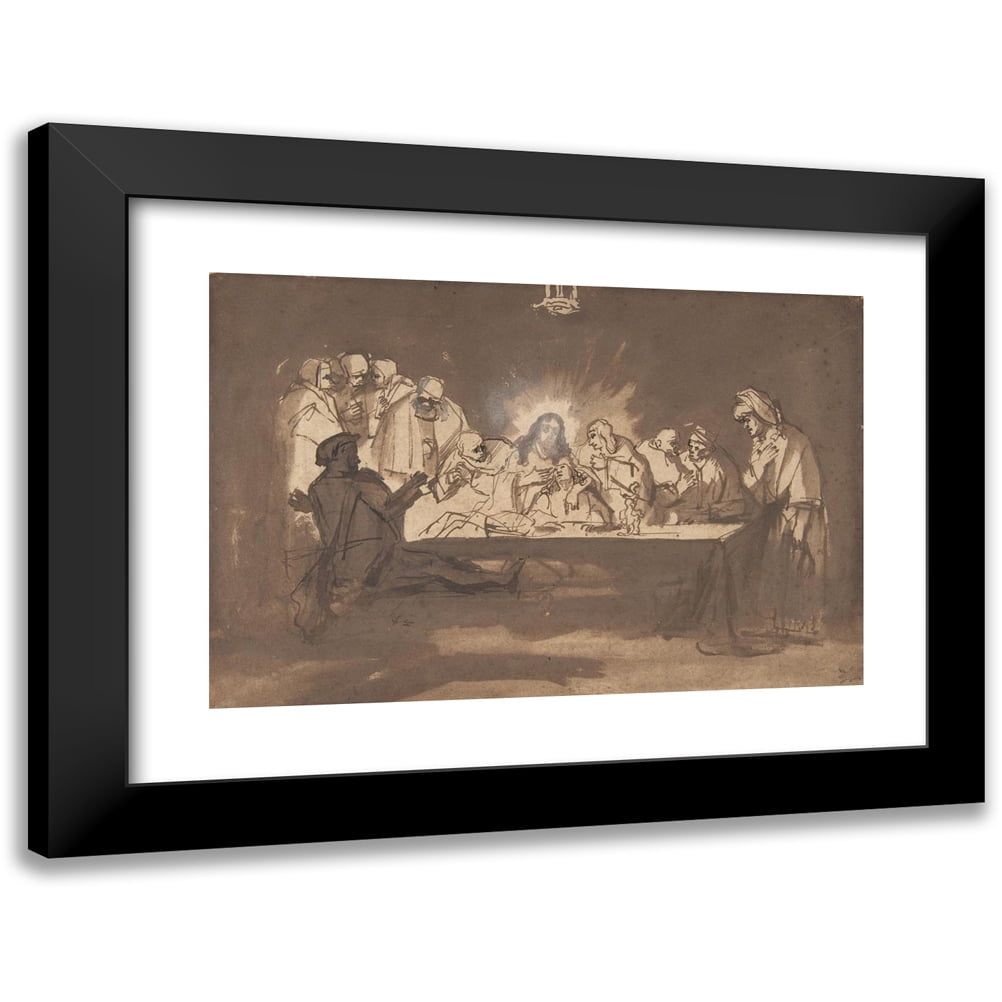 Philips Koninck 18x13 Black Modern Framed Museum Art Print Titled ...