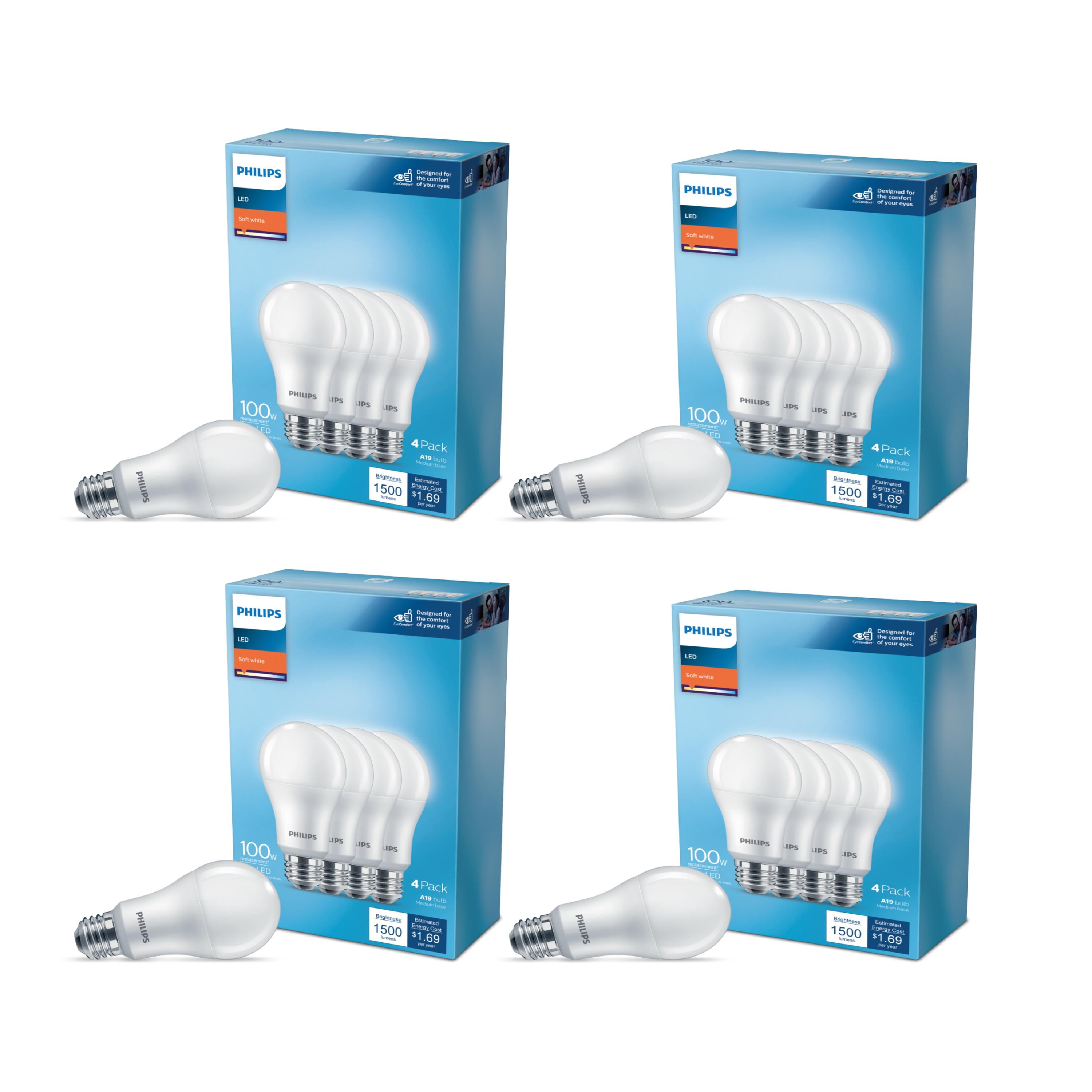 Philips LED 100-Watt Equivalent A19 General Purpose Household Light ...