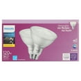 Philips LED 120-Watt PAR38 Dimmable Indoor/Outdoor Floodlight Bulb ...
