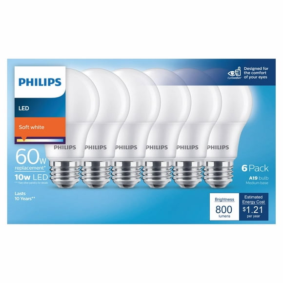Philips Light Bulbs in Shop Light Bulbs by Brand - Walmart.com