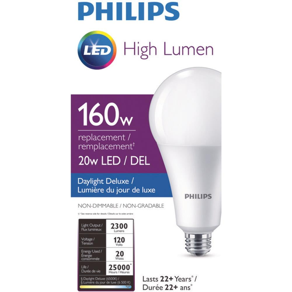 Philips Lighting Co 20w A30 Cdl Medium LED Bulb 479287 - Walmart.com