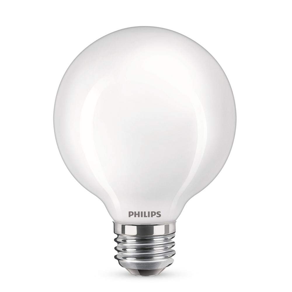 Philips LED Frosted Non-Dimmable G25 Light Bulb - Pack of 3 ...