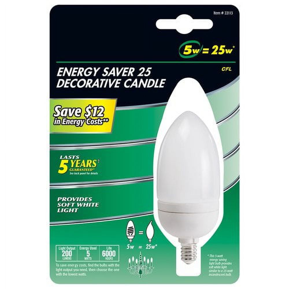 5 Watt CFL Bulbs