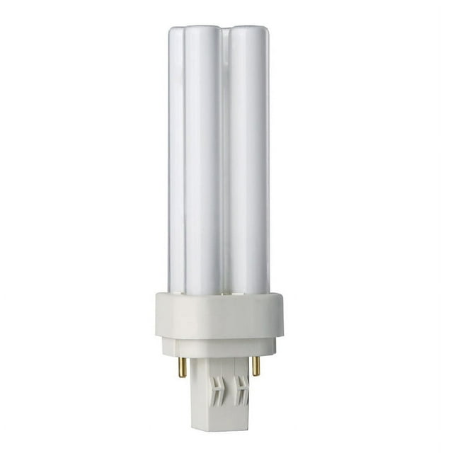 Philips PL-C Linear Compact Fluorescent Lamp, 12.7W, 2-Pin GX23-2 Base ...