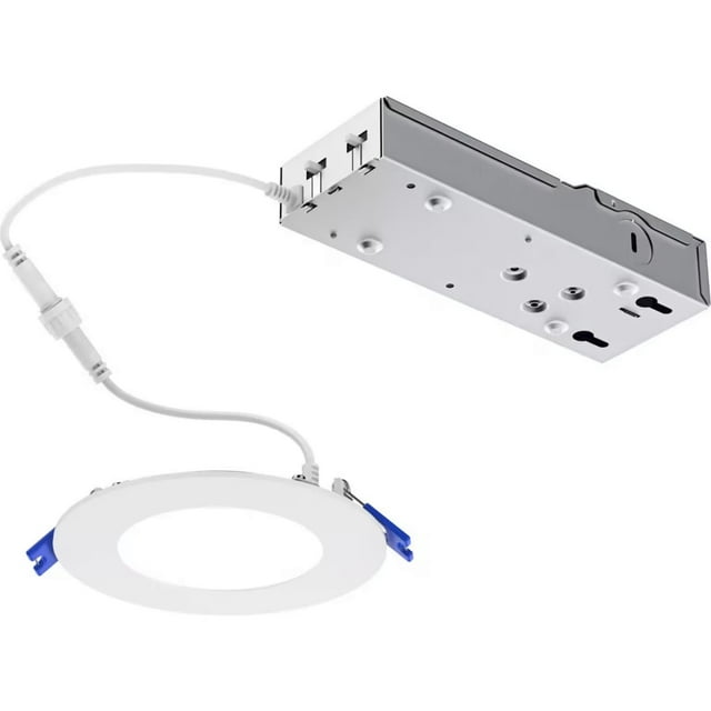 Philips Lightolier LED Flat Downlight, 8 inch Round dual select, CCT ...