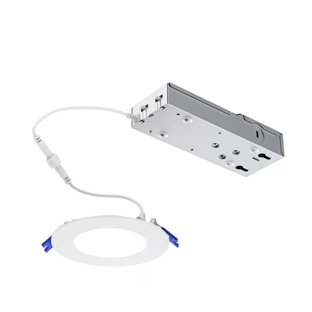 Philips Lightolier LED Flat Downlight, 8 inch round wafer, 1300 lumen ...