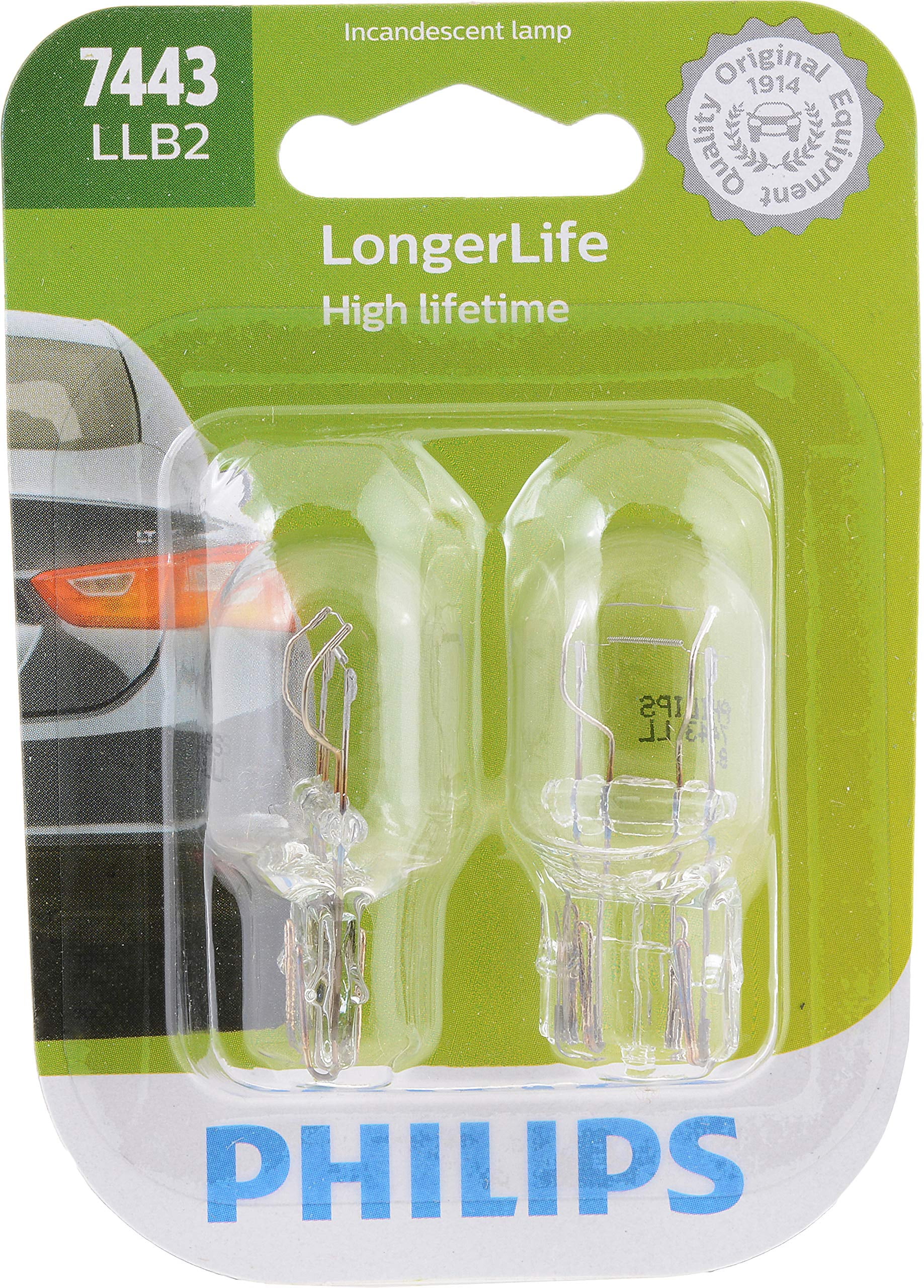 Philips LongerLife Mini Bulb MMF7 - 7443LLB2 - Walmart.com