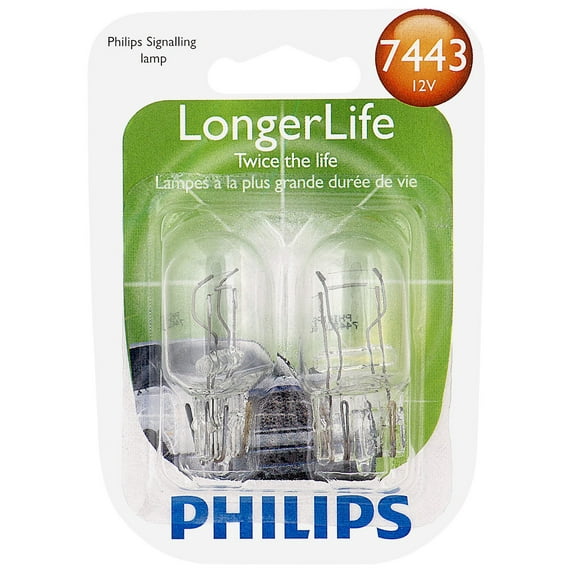 Philips LongerLife Miniature 7443LL, Pack of 2 - Walmart.com