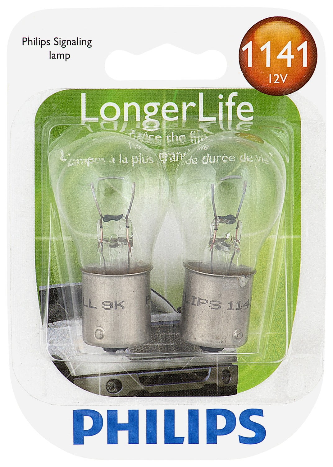 Philips Longerlife Miniature 1141Ll, Clear, Twist Type, Always Change ...