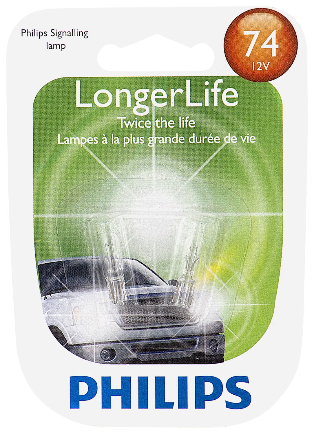 Philips Longerlife Miniature 74Ll, W2.1X4.9D, Glass, Always Change In ...