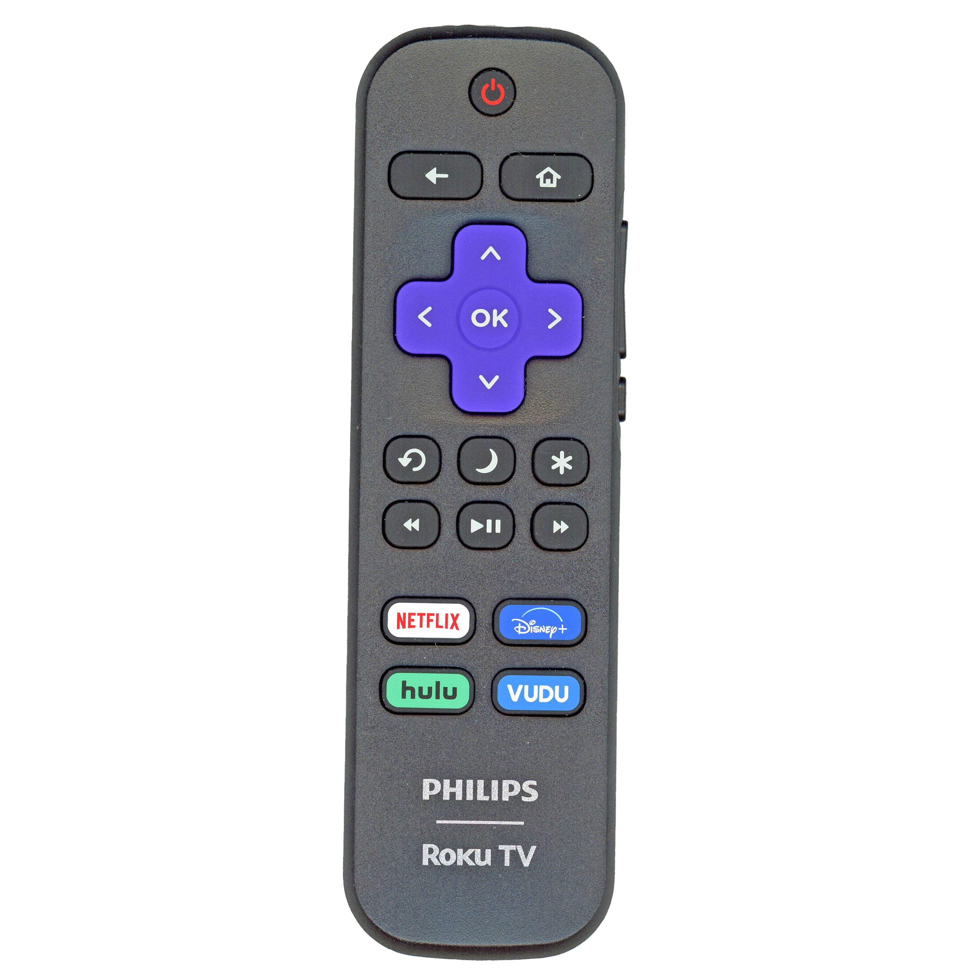 Philips / Magnavox RCALIR Roku TV Remote Control | Netflix | Disney ...