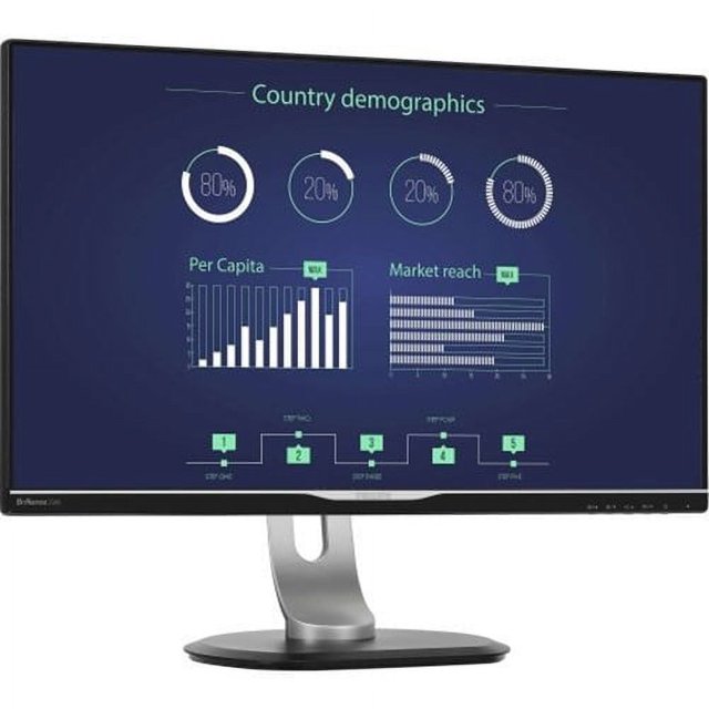 Philips Monitor 25" USB-C Docking Monitor IPS Panel QUAD HD 2560x1440 ...